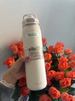 Ello Pop And Fill 32oz Stainless Steel Water Bottle Golden Glow Orange ...