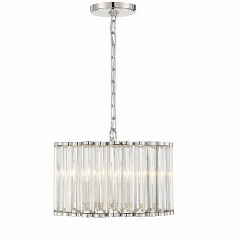 Crystorama Lighting Elliot 4 - Light Pendant In Polished Nickel : Target