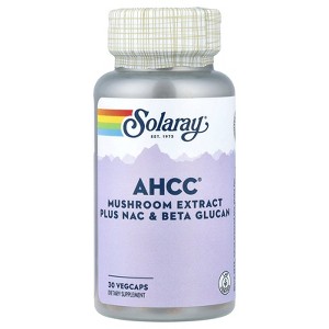 Solaray AHCC® Mushroom Extract Plus NAC & Beta Glucan, 30 Vegecaps : Target