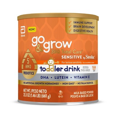 Similac Total Care 360 Go & Grow Sensitive Non-gmo Powder Toddler ...