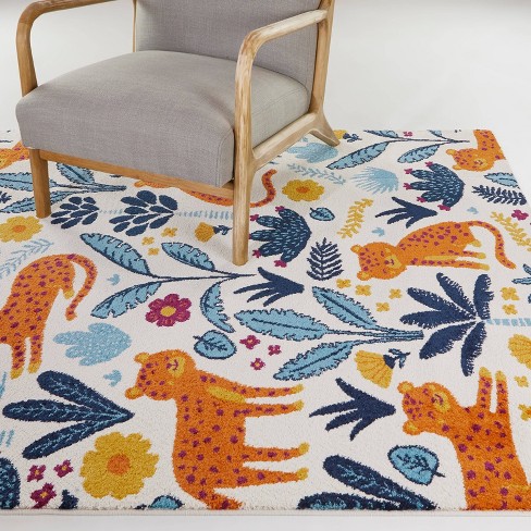 5 3 x7 Sahara Animal Kids Rugs White Balta Rugs Target