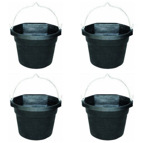 Farm Innovators Rubber 3 Gallon Flat Back Heated Bucket With Metal ...