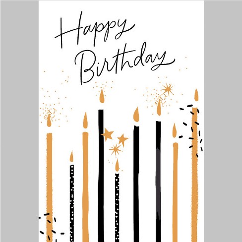 'bday Candles' Birthday Card : Target