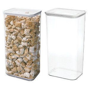 Idesign Extra Large Airtight Kitchen Canister With Peel 'n Place ...