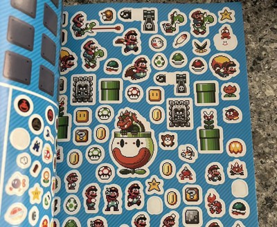 Super Mario Official Sticker Book - By Steve Foxe (paperback) : Target
