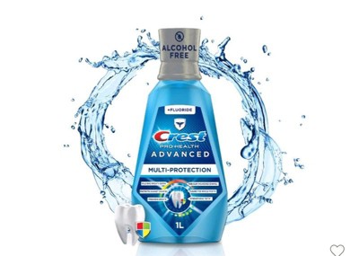 Crest Pro-health Advanced Alcohol Free Extra Deep Clean Mouthwash ...