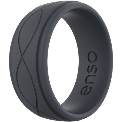Enso Rings Men's Infinity Series Silicone Ring - Slate - 9 : Target