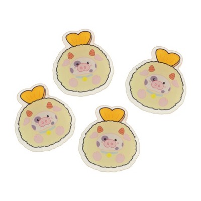 Unique Bargains Acrylic Versatile Clip Photo Holders 4 Pcs : Target