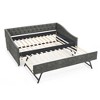 Full Size Daybed with USB Charging, Twin Pull-out Extendable Bed ...