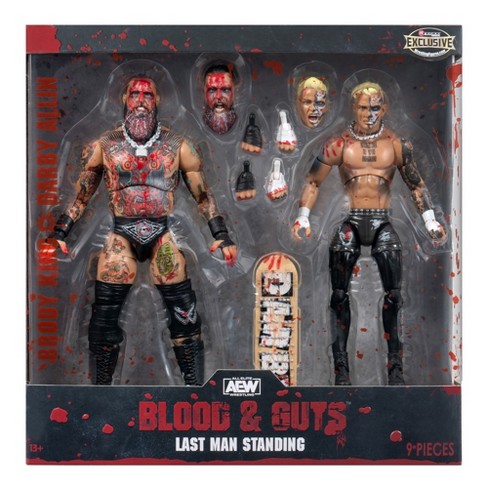 Aew Ringside Exclusive 2-pack Darby Allin Vs Brody King Blood & Guts ...