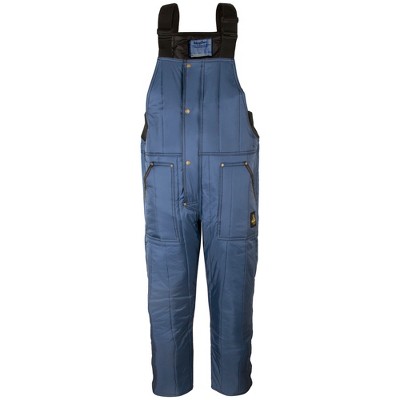 Refrigiwear Men's Cooler Wear Fiberfill Insulated Bib Overalls (navy ...