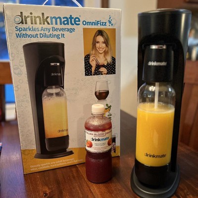 Drinkmate Omnifizz Sparkling Water And Soda Maker With 60l Co2 Cylinder : Target