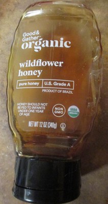 Organic Wildflower Pure Honey - 12oz - Good & Gather™ : Target
