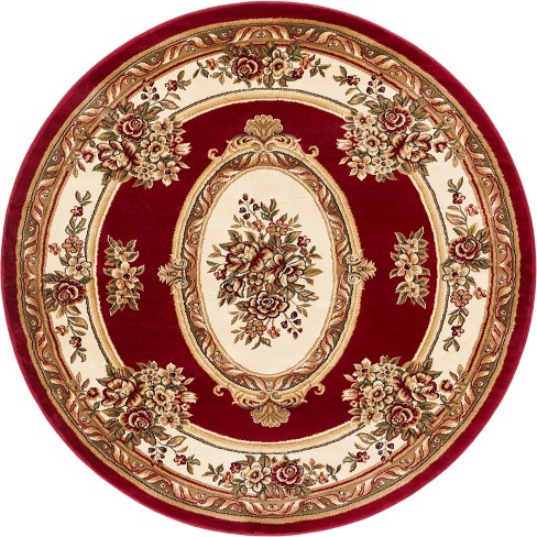 Well Woven Pastoral Medallion French European Floral Formal Traditional ...