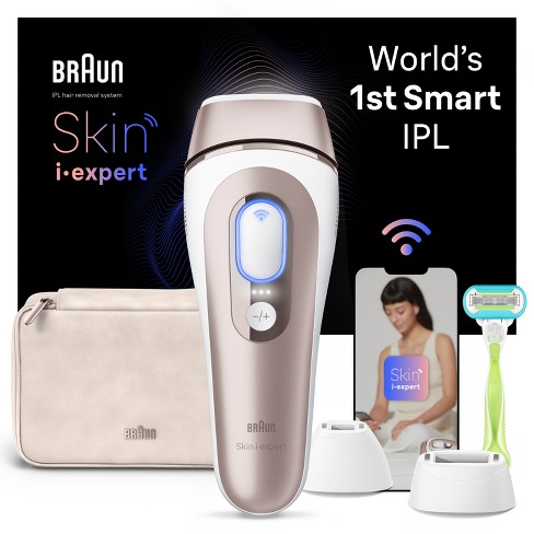 Braun Skin I-expert Pl7243 Ipl Device Laser Hair Removal Kit With 3 ...