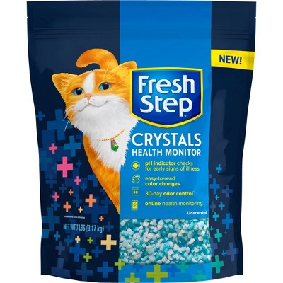 Fresh Step Crystals Health Monitor Cat Litter - 7lbs : Target