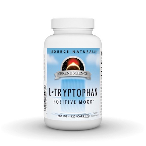 L-tryptophan 500mg By Source Naturals, Inc. - 120 Capsule : Target