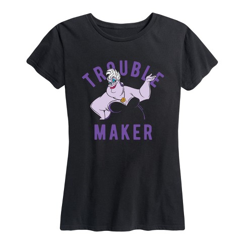 Women's Disney Villains Trouble Maker Short Sleeve Graphic T-shirt ...
