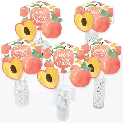 Big Dot Of Happiness Sweet As A Peach - Fruit Themed Baby Shower Or ...