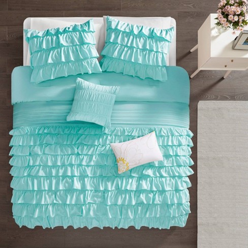 Marley Ruffle Comforter Set - Intelligent Design : Target