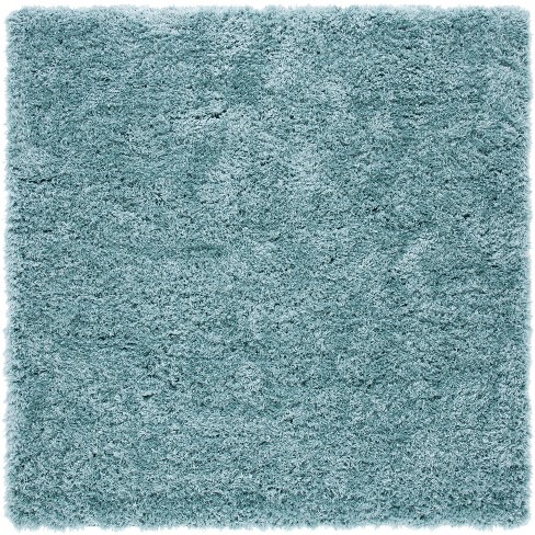 Flokati Shag Flk950 Power Loomed Rug - Blue - 3'x3' - Safavieh : Target
