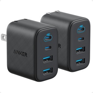 Anker Zolo USB C Charger Block, 2-Pack 4-Port Wall Adapter : Target