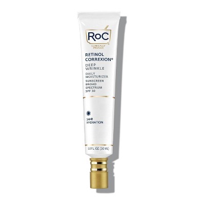 Roc Retinol Correxion Deep Wrinkle Moisturizer - Spf 30 - 1 Fl Oz : Target