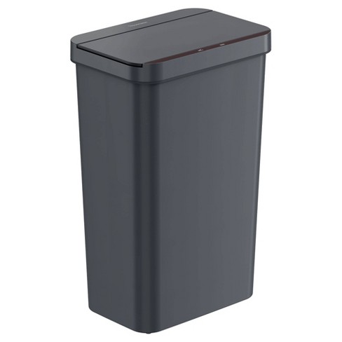 Itouchless 13.2gal Sensor Trash Can With Bag Retainer Ring Gray ...