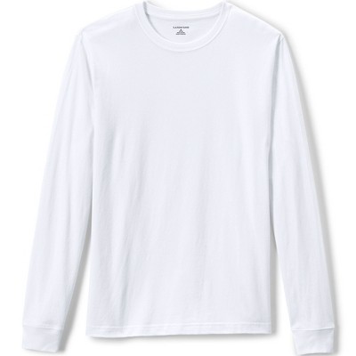 Lands' End School Uniform Men's Long Sleeve Essential T-shirt - Xx ...