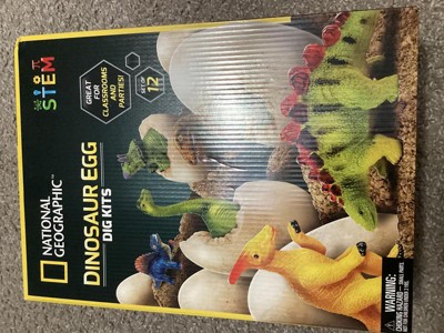 National Geographic Dinosaur Egg Dig Kits - 12 Dino Egg-shaped Dig ...