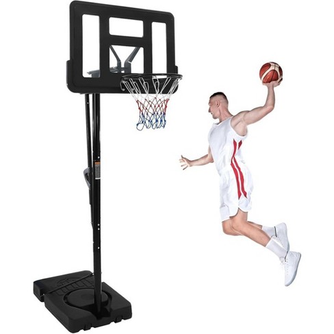 Basketball Hoop Outdoor, Portable Basketball Stand, Adjustable Height ...