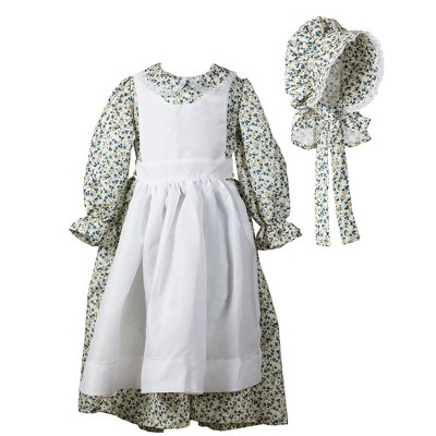 Dress Up America Pioneer Costume For Girls - Colonial Prairie Dress ...