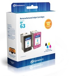 Hp 63 2pk Ink Cartridges - Black, Tri-color (l0r46an_140) : Target