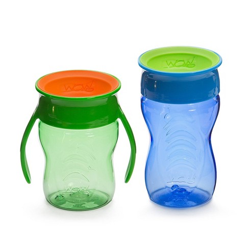 Wow Tritan Cup Stages - Green/blue - 17oz/2pk : Target
