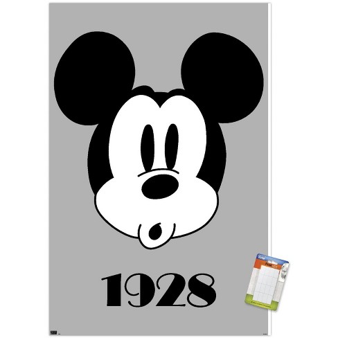 Trends International Disney Mickey Mouse - Face Unframed Wall Poster ...