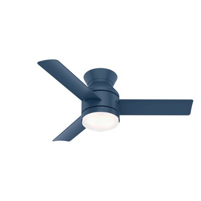 44" Dempsey Low Profile Ceiling Fan With Remote White (includes Led ...