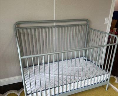 Delta Children Hayden 5-in-1 Convertible Metal Crib - Matte Black : Target