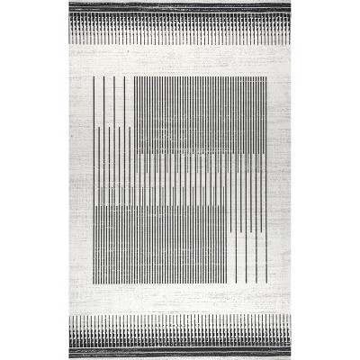 nuLOOM Chelsea Machine Washable Modern Abstract Line Area Rug : Target