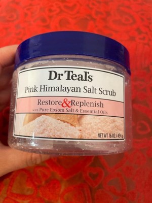 Dr Teal's Restore & Replenish Orange Scented Pink Himalayan Sea Salt ...