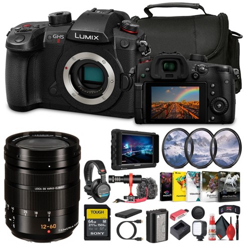 Panasonic Lumix Gh5 Ii Mirrorless Camera (dc-gh5m2body) Bundle With Extra 12-60mm Lens : Target