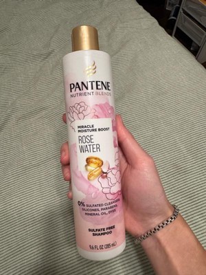Pantene Nutrient Blends Sulfate Free Miracle Moisture Rose Water ...