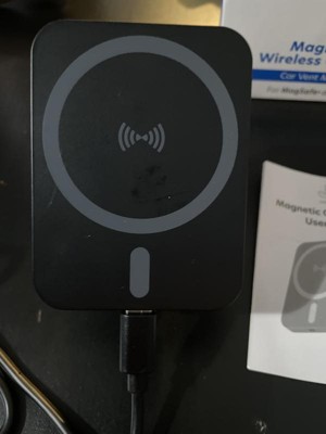 Just Wireless Magnetic Charging For Magsafe Charger Car Mount - Black ...