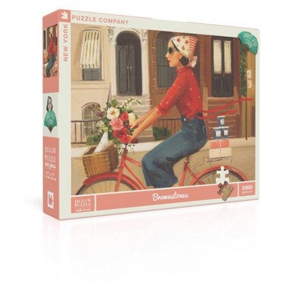 New York Puzzle Company Brownstones 1000 Piece Puzzle : Target
