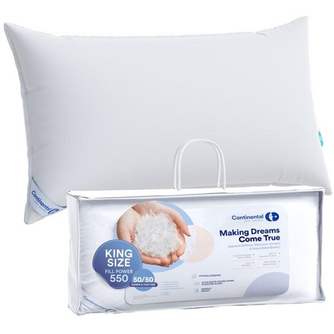 Continental Bedding 50% White Goose Down And 50% White Goose Feather ...