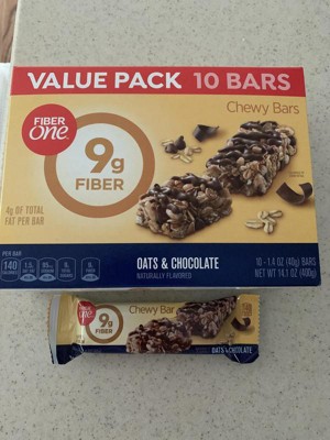 Fiber One Oats & Chocolate Chewy Bars - 10ct : Target