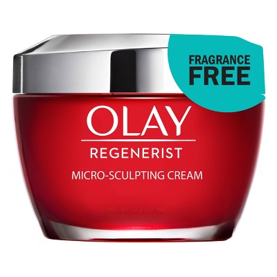 Olay Regenerist Micro-sculpting Cream Face Moisturizer, Fragrance-free ...
