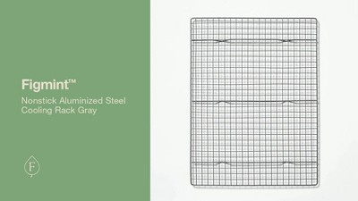 Nonstick Aluminized Steel Cooling Rack Gray - Figmint™ : Target