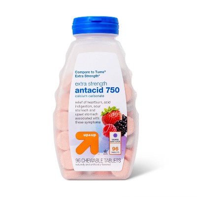 Extra Strength Antacid Assorted Berry Chewable Tablets - 96ct - Up&up ...
