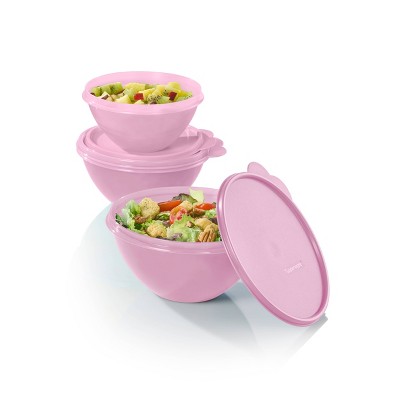 Tupperware 30pc (set Of 15) Heritage Food Storage Container Set Pink ...