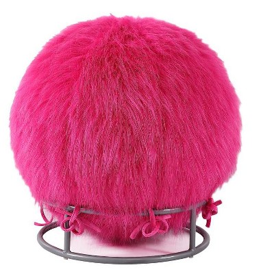 Premium Posture Fuzzy Exercise Yoga Ball Chair Set Pink 21.26" X 21.26 ...